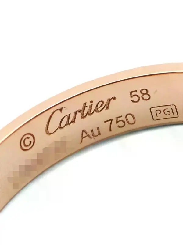 Cartier 18k Rose Gold Love Ring