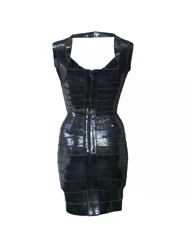 Herve Leger Sequined Bandage Dress