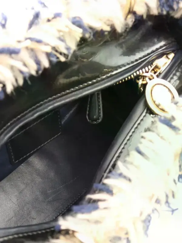 Dior Lady Tweed Tote Bag