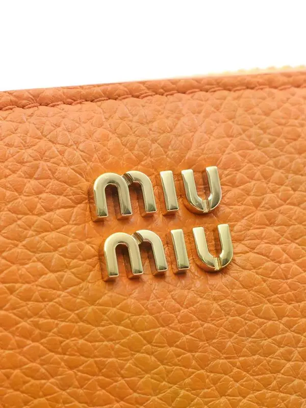 Miu Miu 2010s Logo-lettering Leather Coin Purse