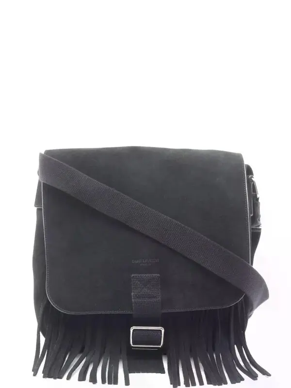 Saint Laurent 2000s Suede Fringe Shoulder Bag