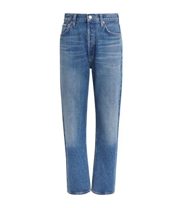 AGOLDE 90s Pinch Waist Cropped Jeans - Blue