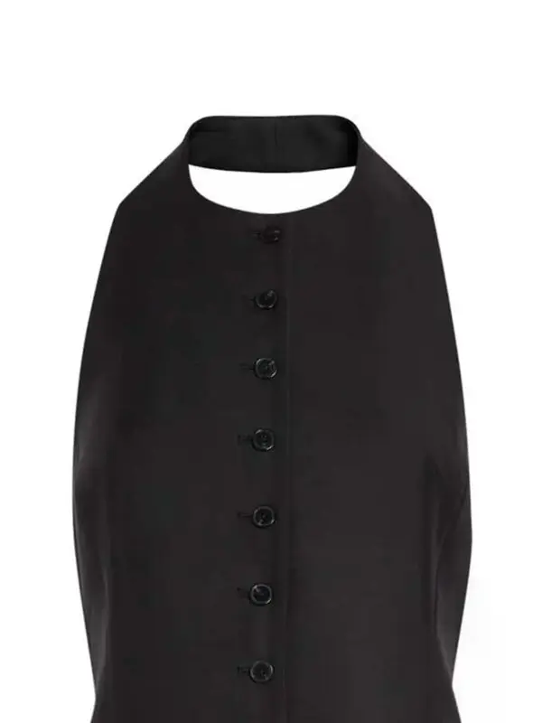 HEIRLOME Halterneck Button-down Dress