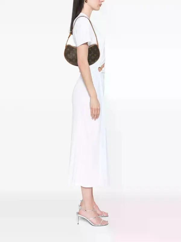 LOUIS VUITTON Monogram Croissant Pm Hobo Bag - Brown