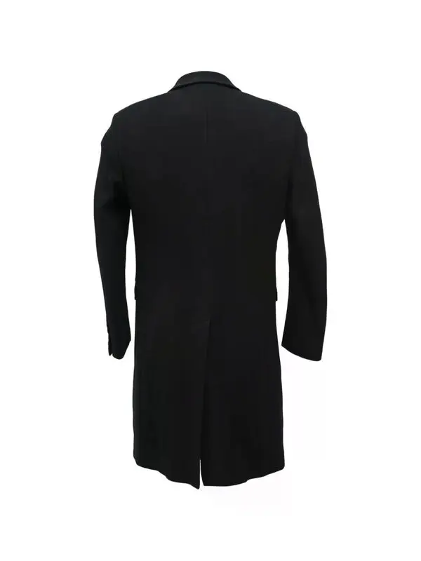 Saint Laurent Single-breasted Wool Coat