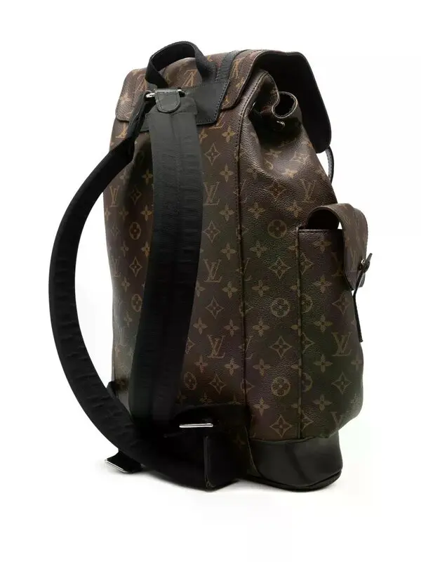 LOUIS VUITTON Monogram Macassar Christopher Mm Backpack