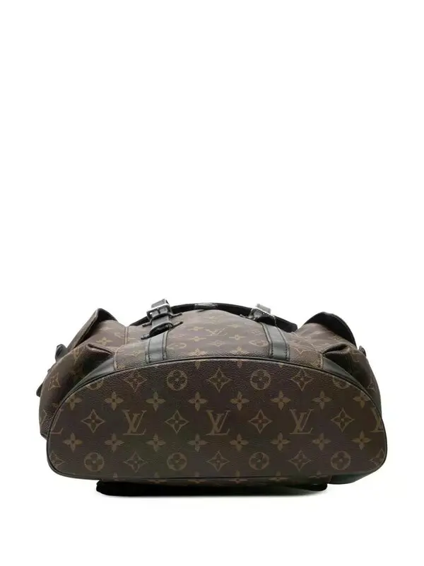LOUIS VUITTON Monogram Macassar Christopher Mm Backpack