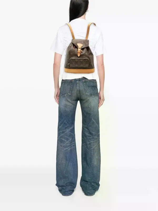 LOUIS VUITTON Monogram Montsouris Pm Backpack - Brown