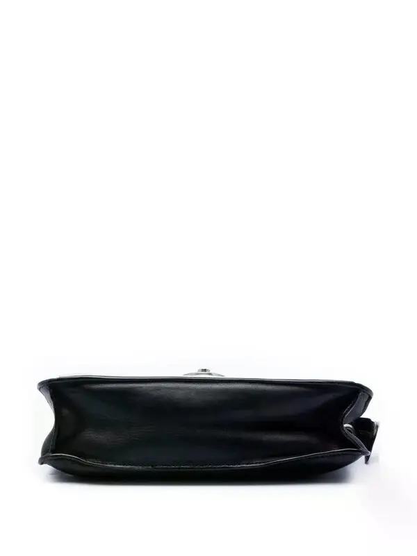 Celine Bicolor Leather Pocket Envelope Zip Crossbody Bag