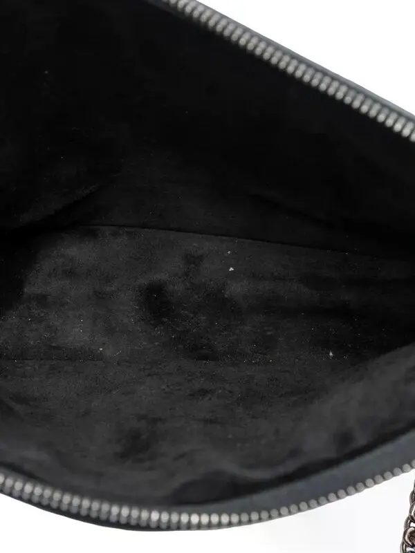 Celine Bicolor Leather Pocket Envelope Zip Crossbody Bag