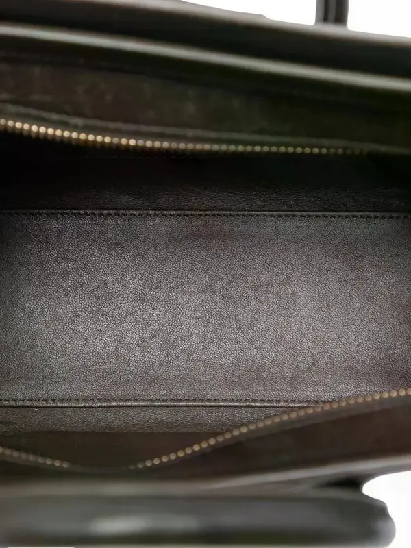 Celine Tricolor Leather Luggage Tote Satchel - Multicolour