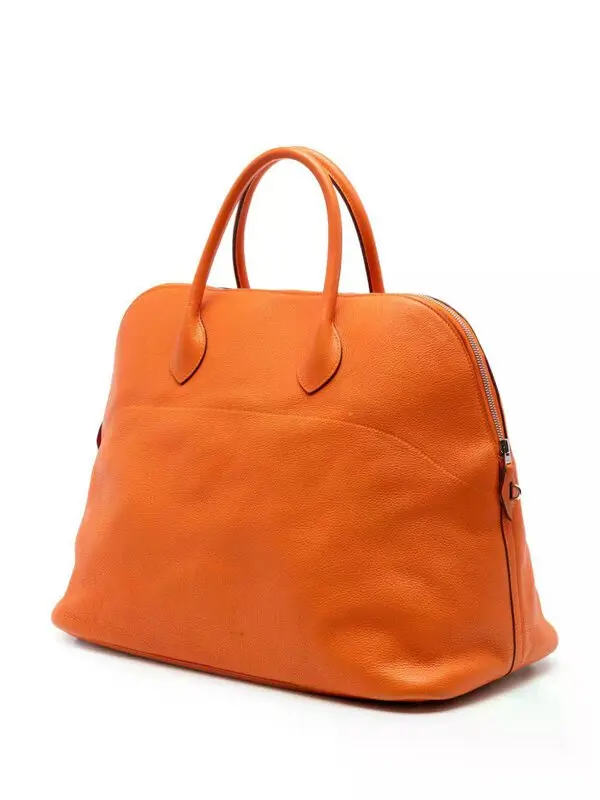 Hermès 2008 Clemence Bolide 45 Travel Bag - Orange