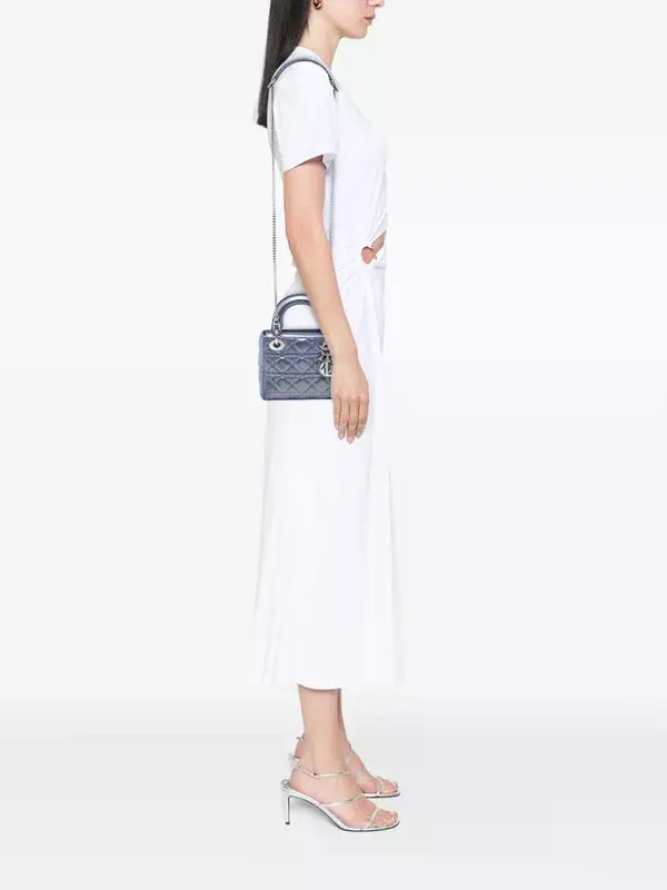Dior Mini Lady Satchel - Blue
