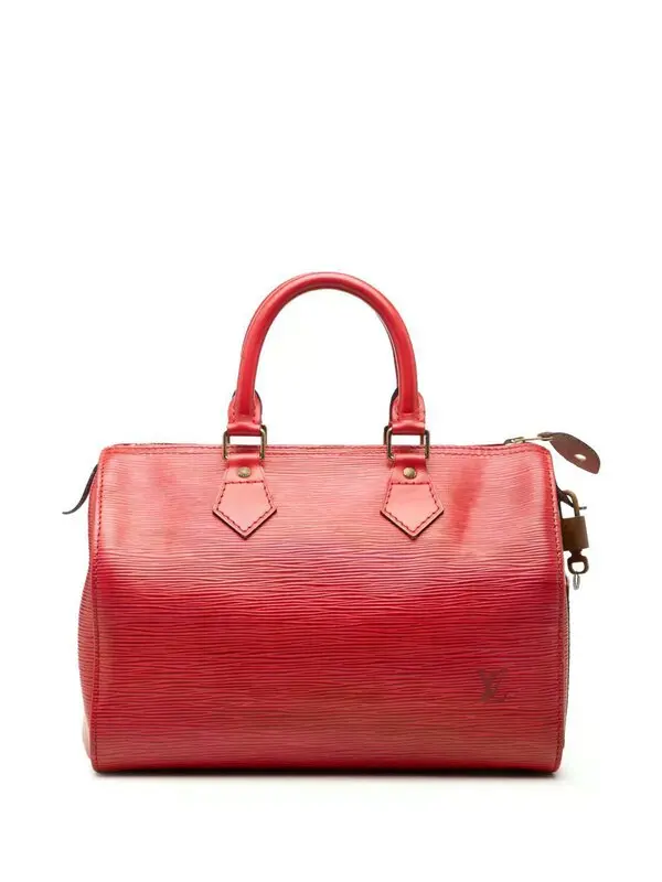 LOUIS VUITTON Epi Speedy 30 Boston Bag - Red