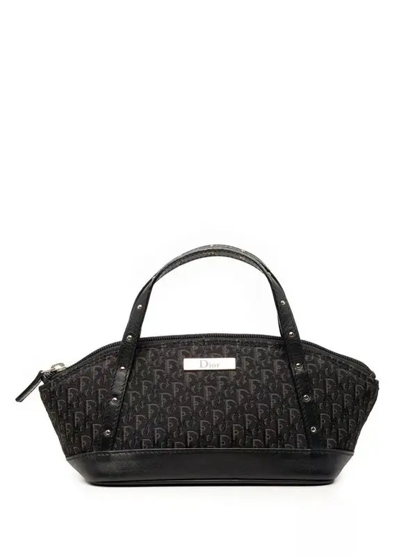 Dior 2003 Mini Diorissimo Trotter Canvas Street Chic Handbag