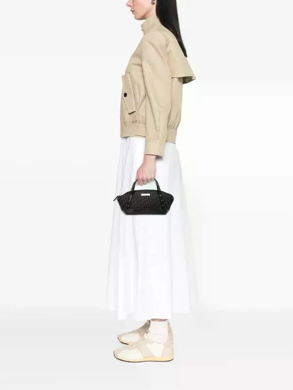 Dior 2003 Mini Diorissimo Trotter Canvas Street Chic Handbag