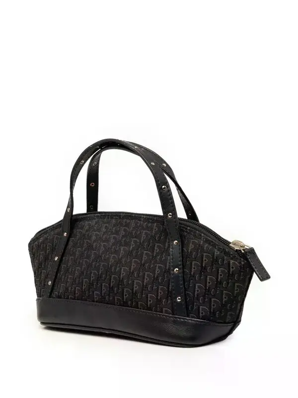 Dior 2003 Mini Diorissimo Trotter Canvas Street Chic Handbag