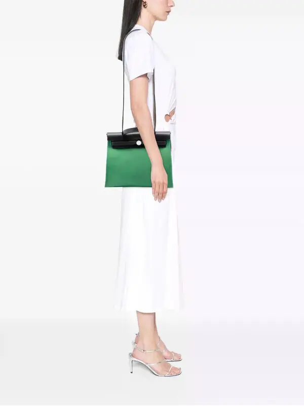 Hermès Herbag Zip 31 Satchel - Black