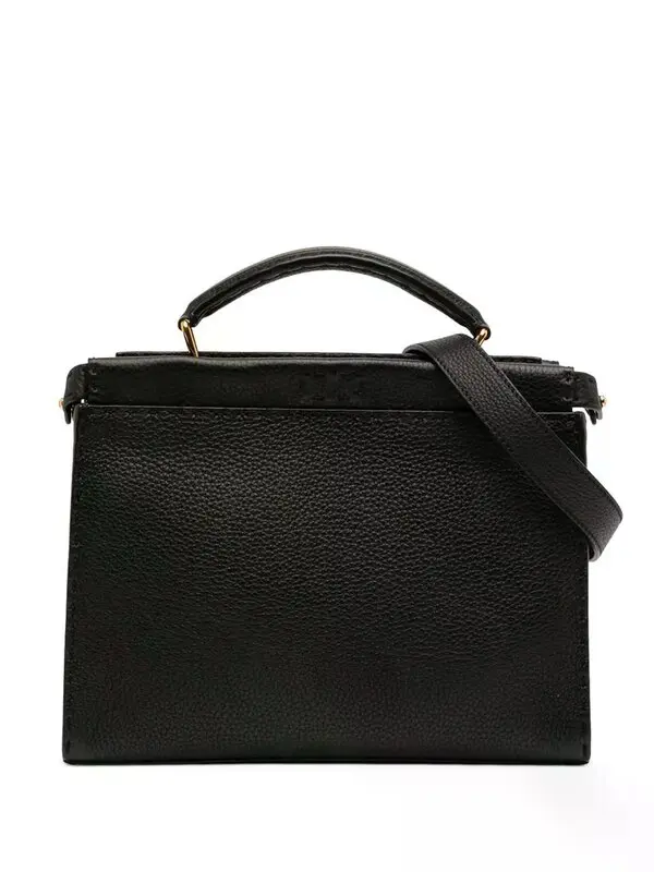 Fendi Selleria Peekaboo Satchel - Black