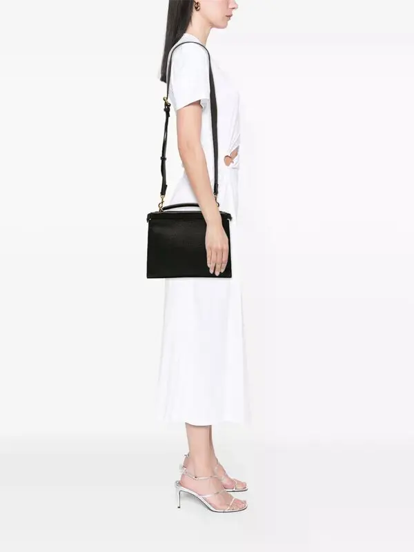 Fendi Selleria Peekaboo Satchel - Black