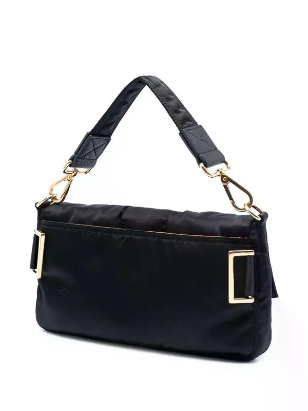 Fendi Nylon Convertible Baguette Satchel