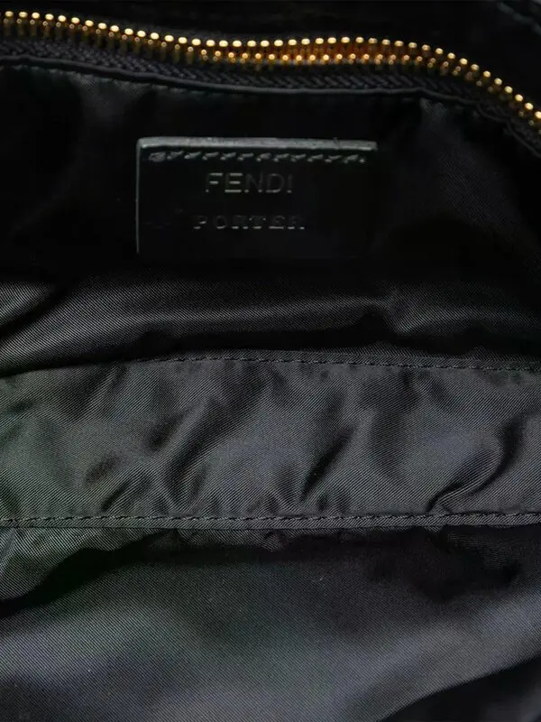 Fendi Nylon Convertible Baguette Satchel