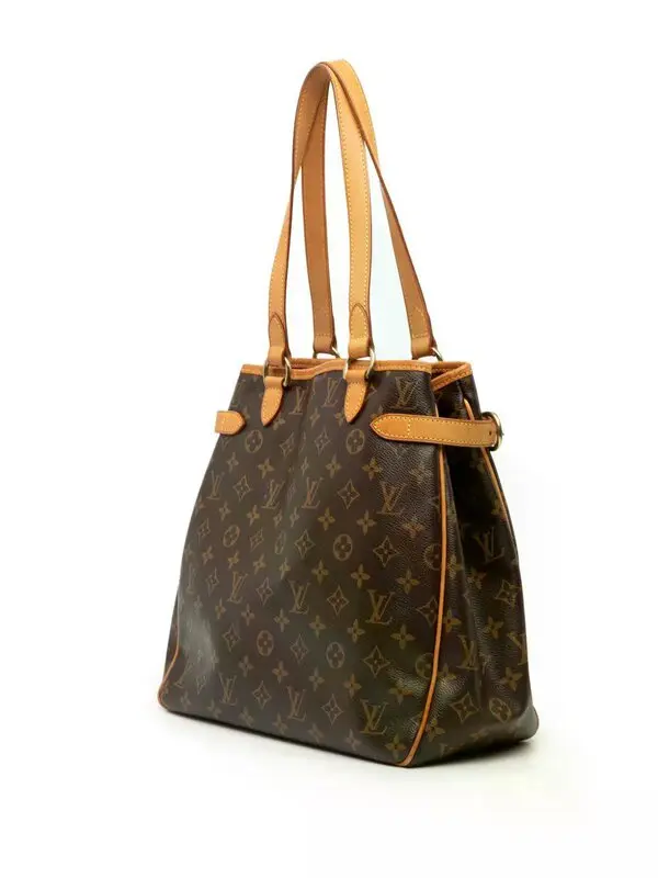LOUIS VUITTON Monogram Batignolles Vertical Tote Bag - Brown