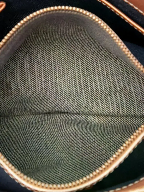 Celine Macadam Denim Handbag - Blue