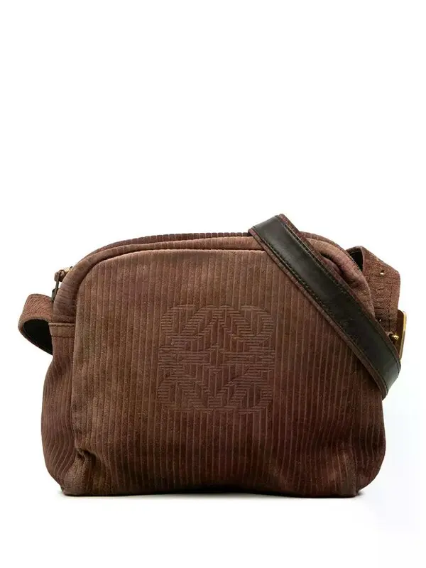 Loewe Corduroy Anagram Shoulder Bag