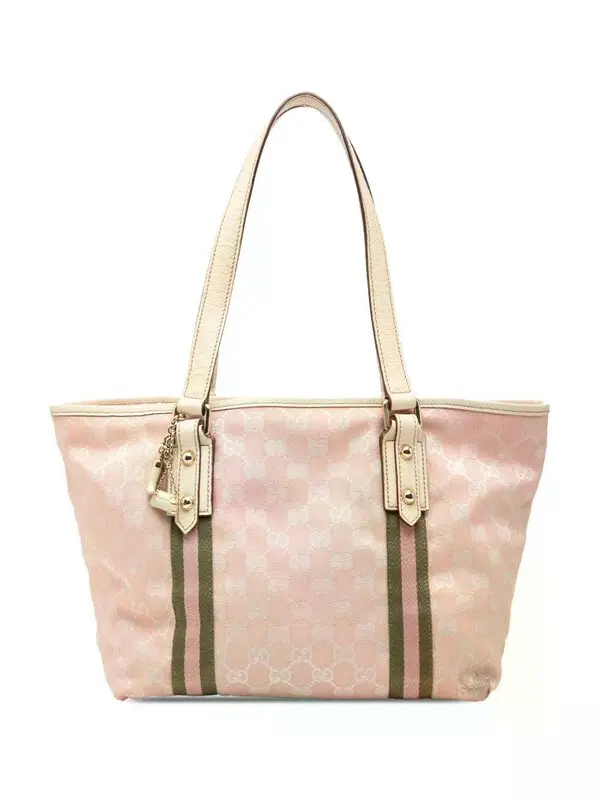 Gucci Gg Canvas Jolicoeur Tote Bag - Pink