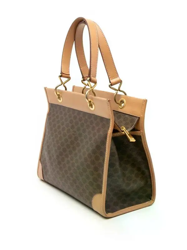 Celine Macadam Coated Canvas Tote Bag