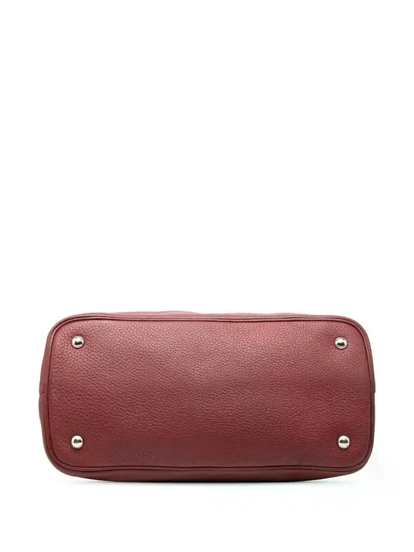 Prada Vitello Daino Open Convertible Tote Satchel
