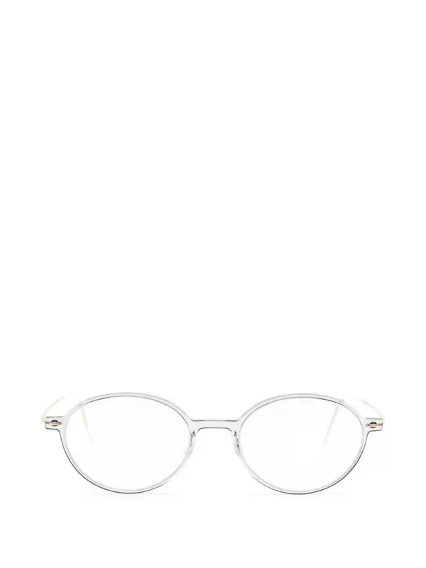 LINDBERG 6667 Round-frame Eyeglasses - Silver
