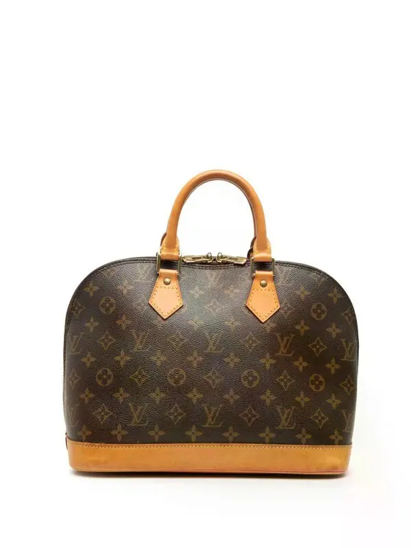 LOUIS VUITTON Monogram Alma Pm Handbag - Brown