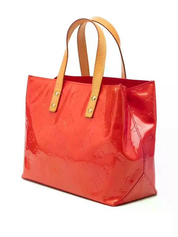 LOUIS VUITTON Monogram Vernis Reade Pm Handbag - Red