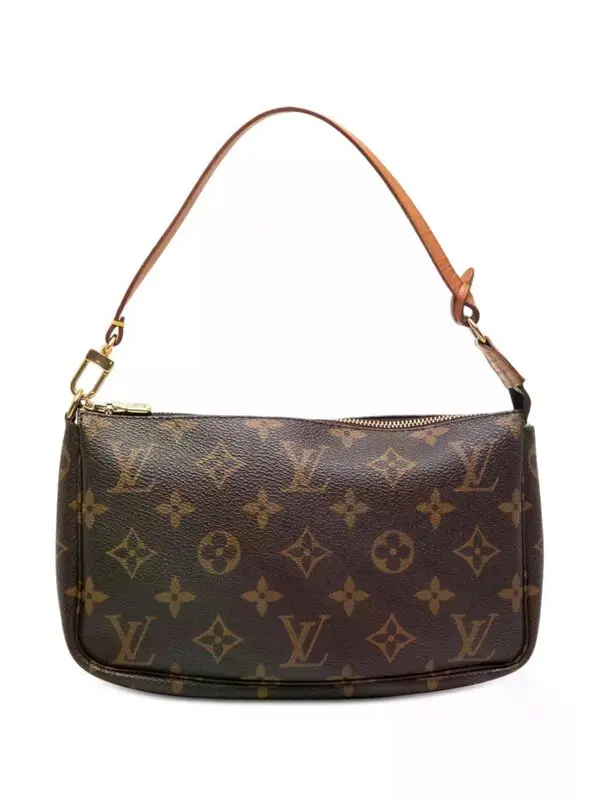 LOUIS VUITTON Monogram Pochette Accessoires Shoulder Bag - Brown