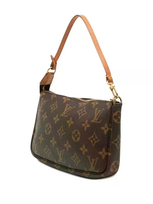 LOUIS VUITTON Monogram Pochette Accessoires Shoulder Bag - Brown
