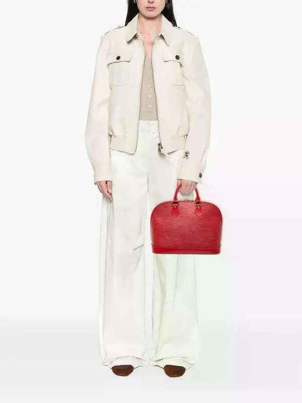 LOUIS VUITTON Epi Alma Pm Handbag - Red