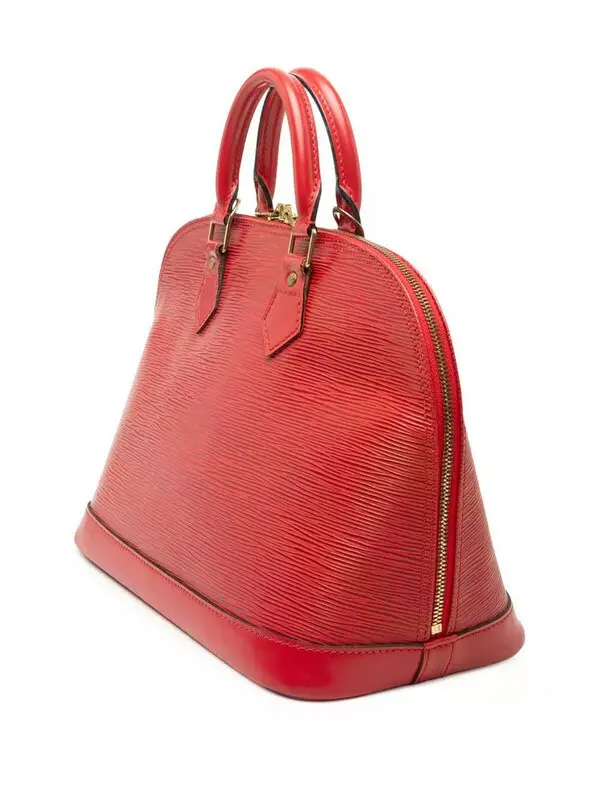 LOUIS VUITTON Epi Alma Pm Handbag - Red