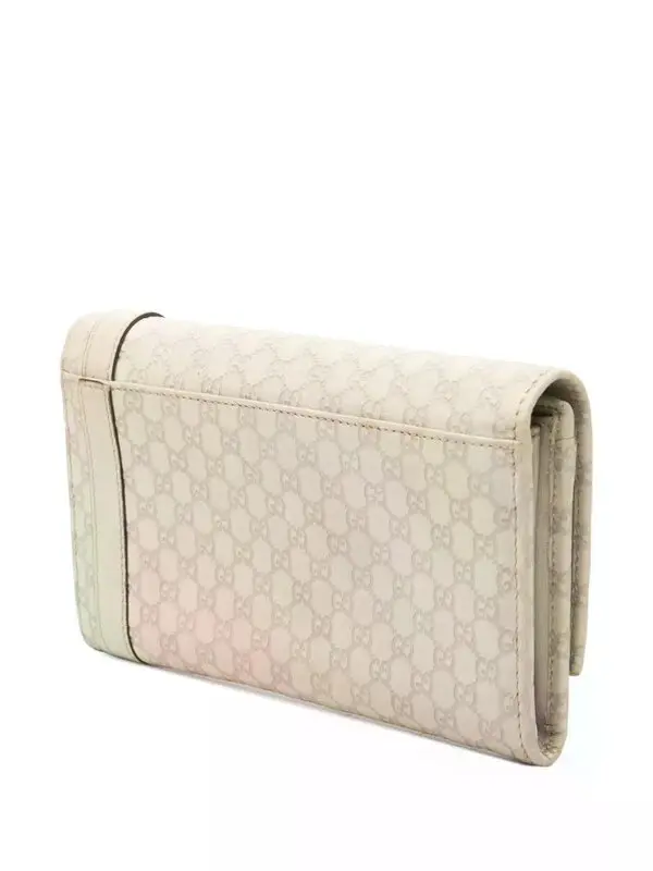 Gucci 2000-2015 Microguccissima Nice Wallet Long Wallets
