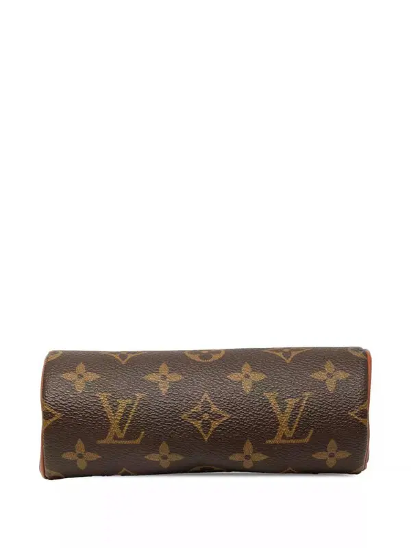LOUIS VUITTON Monogram Papillon Pochette Handbag - Brown