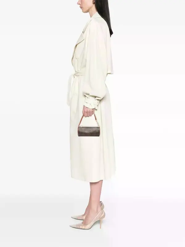 LOUIS VUITTON Monogram Papillon Pochette Handbag - Brown