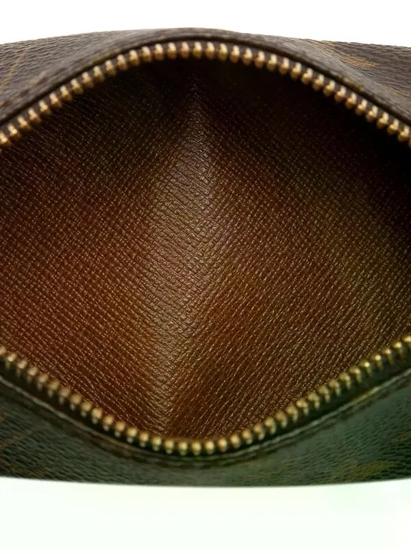 LOUIS VUITTON Monogram Papillon Pochette Handbag - Brown