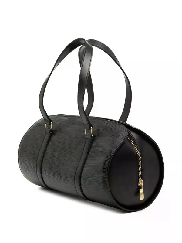LOUIS VUITTON Epi Soufflot Handbag - Black