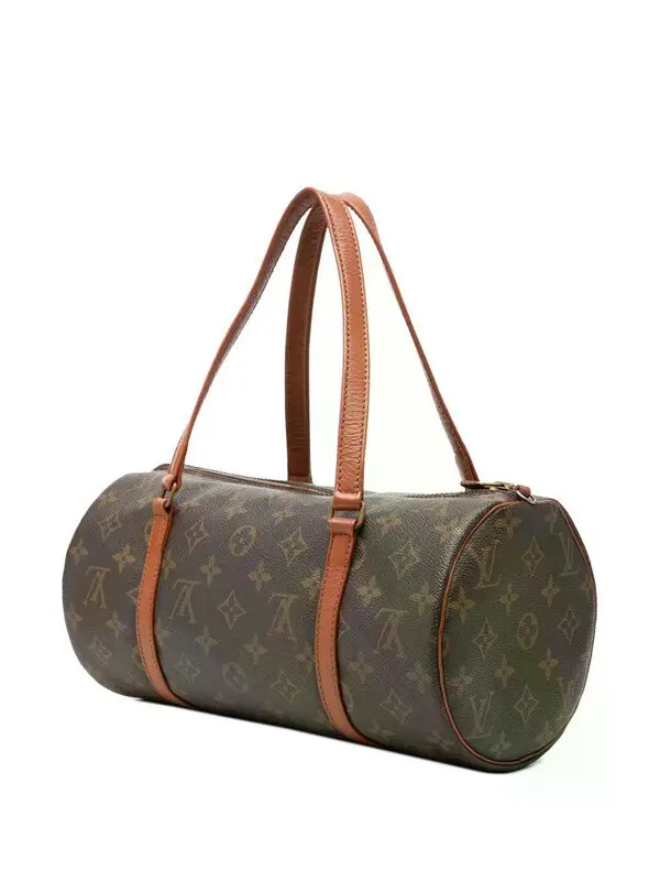 LOUIS VUITTON Monogram Papillon 30 Handbag - Brown
