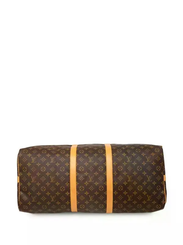 LOUIS VUITTON Monogram Keepall Bandouliere 60 Travel Bag