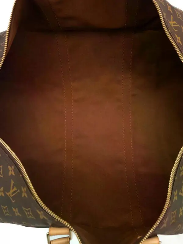 LOUIS VUITTON Monogram Keepall Bandouliere 60 Travel Bag