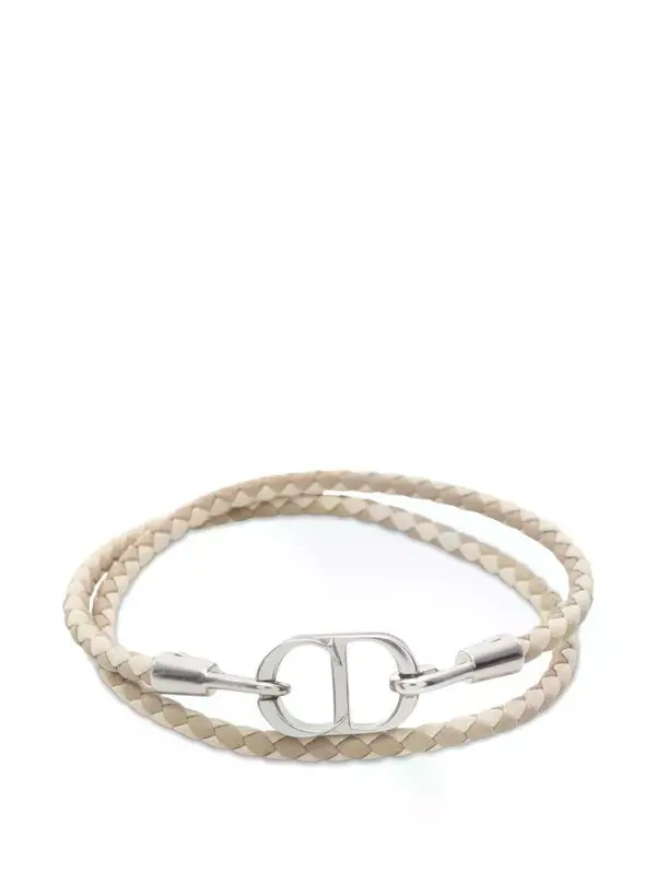 Dior Cd Icon Braided Bracelet - Neutrals
