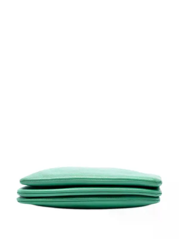 Celine Small Lambskin Trio Crossbody Bag - Green
