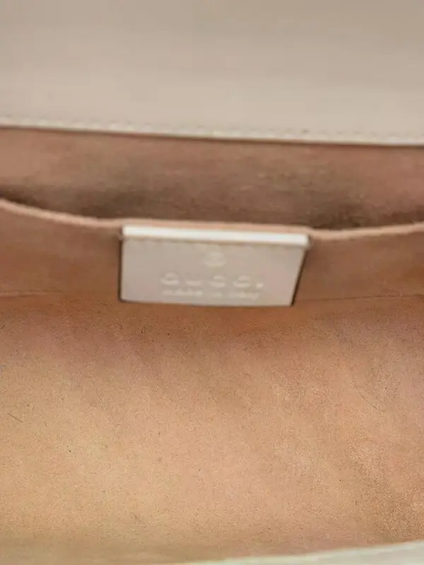 Gucci Padlock Crossbody Bag - White